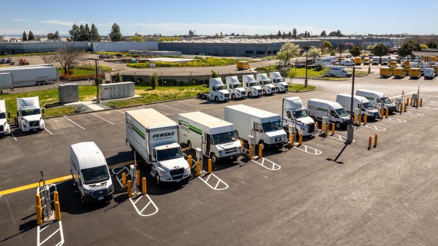 Hitachi and Penske launch large-scale electric truck charging pilot ...